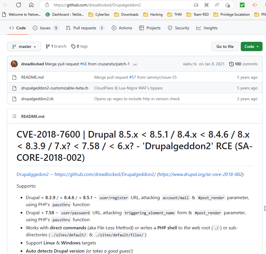 Walkthrough – VulnHUB DC-1 – NetwerkLABS
